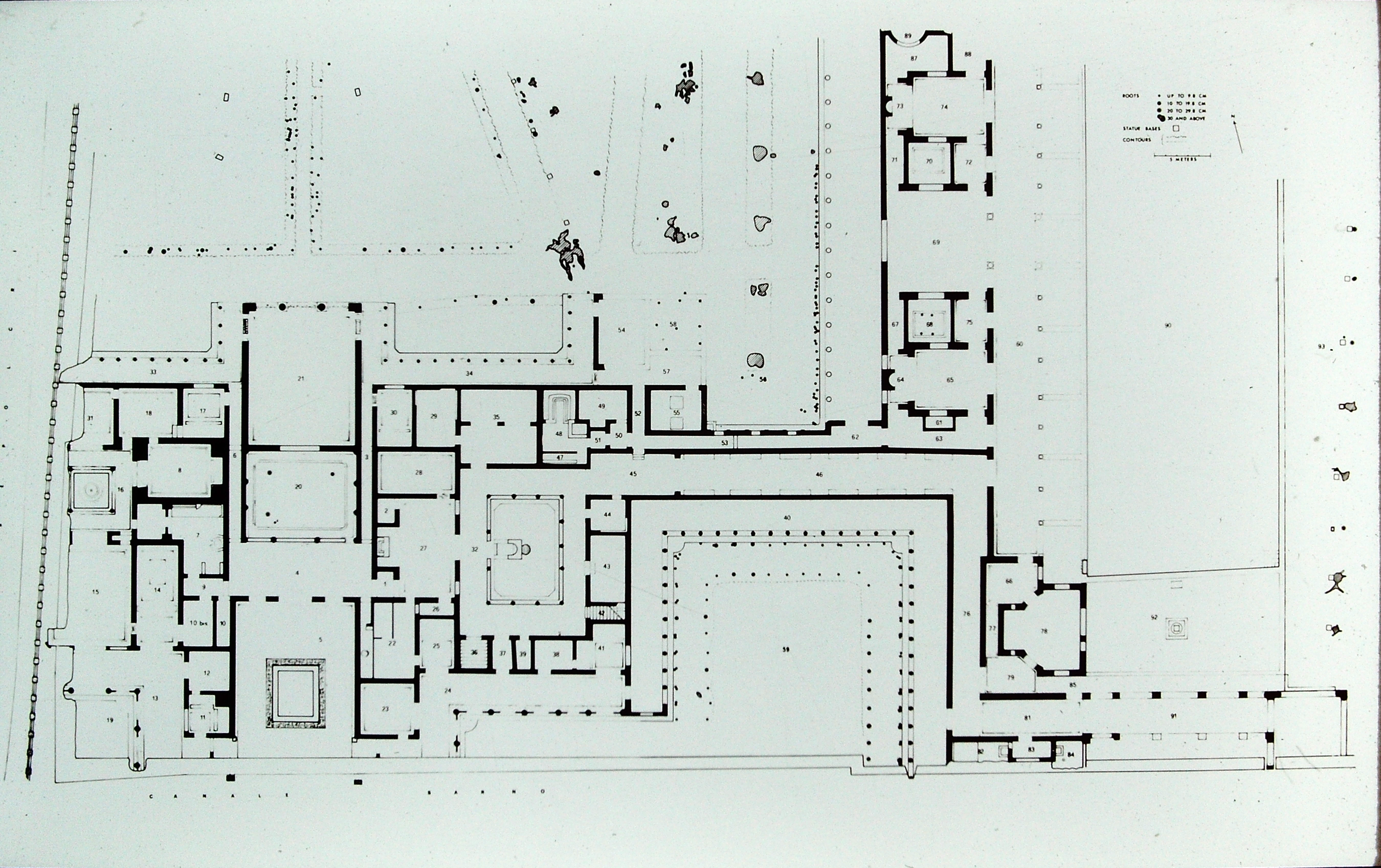 Villa_055 Oplontis Villa of Poppea plan